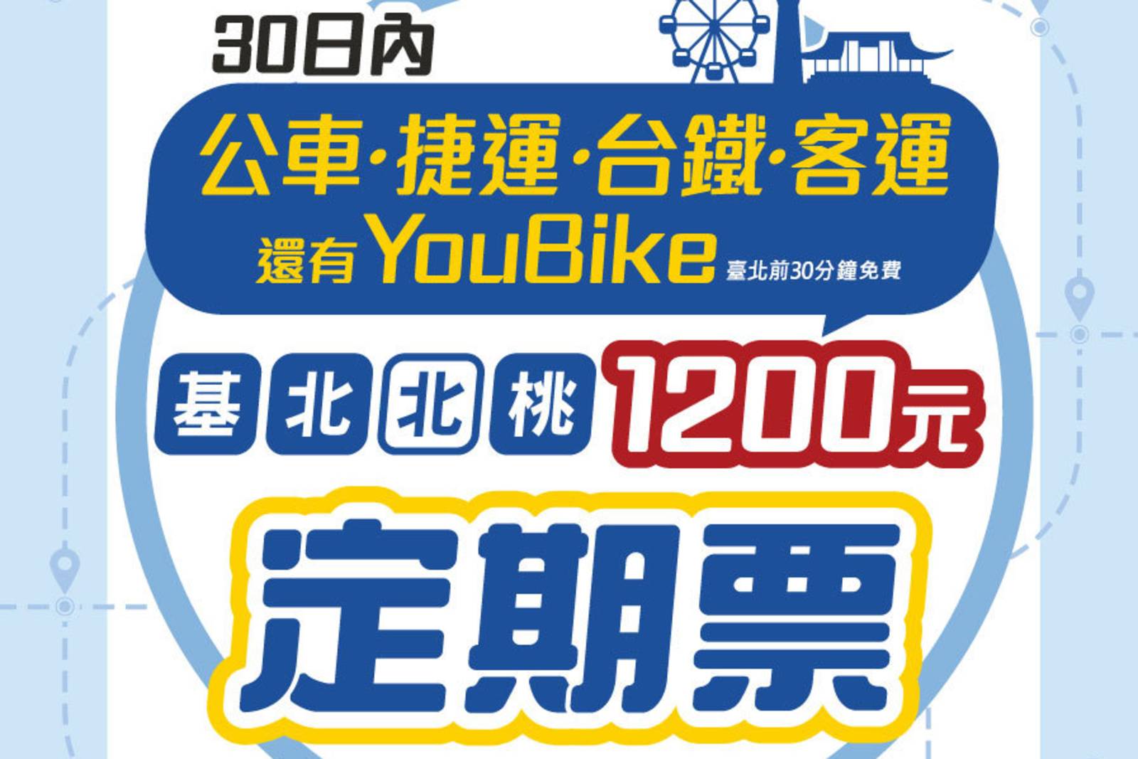 1280定期票宣告退場 即日起TPASS基北北桃都會通正式啟用 - 國立教育廣播電臺Channel+