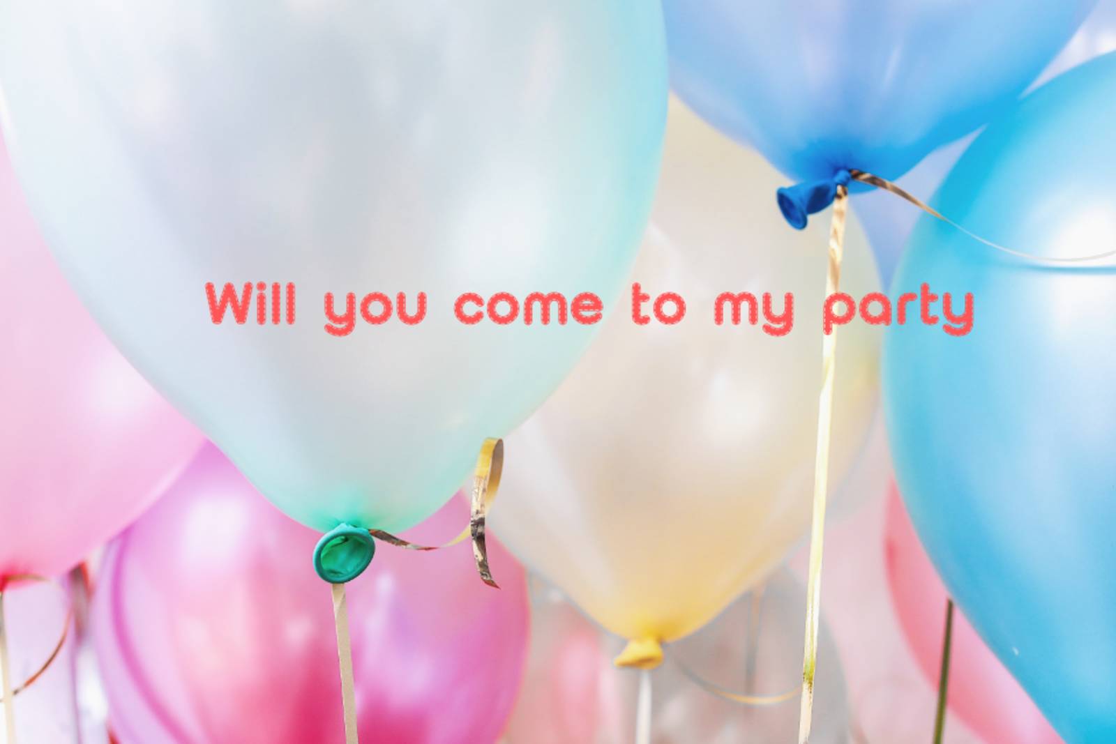 Will you come to my party - 國立教育廣播電臺Channel+